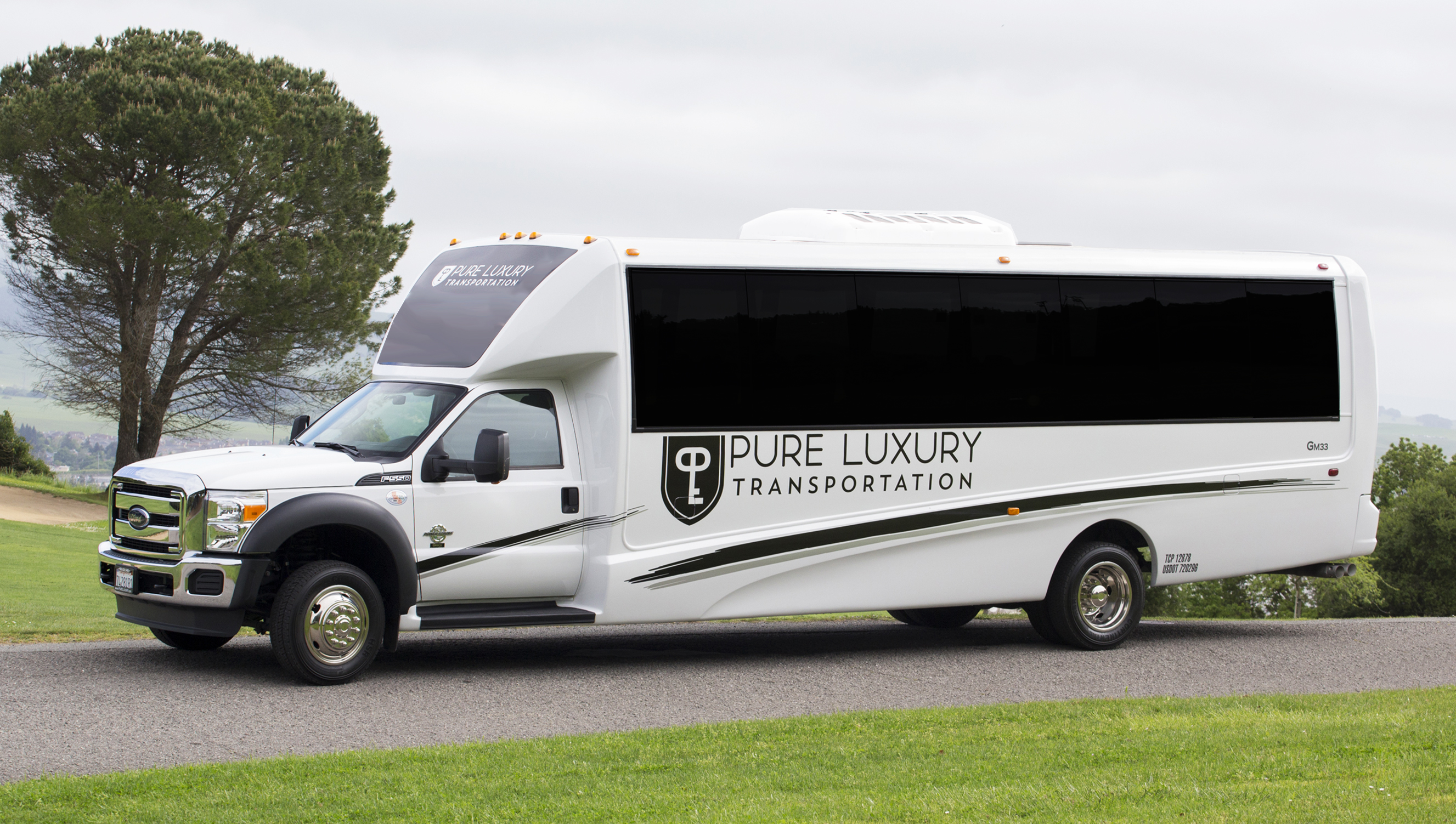 27 passenger Shuttle Bus - Pure Luxury Transportation